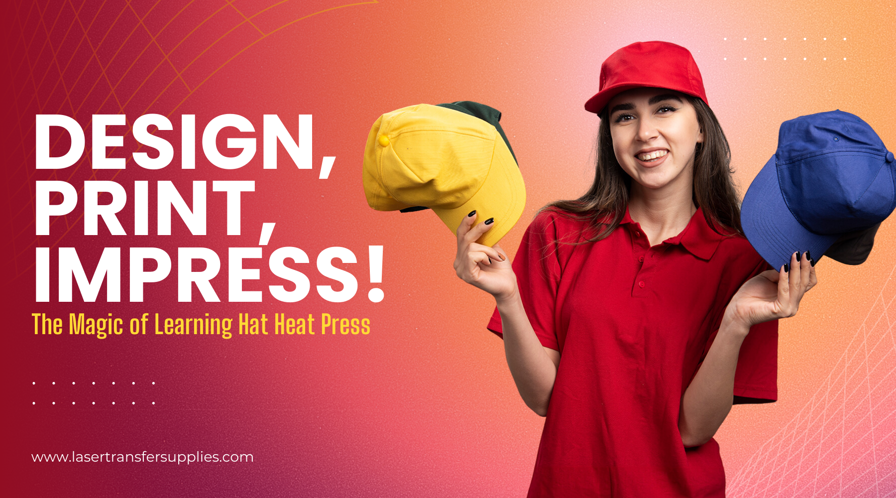 Learning Hat Heat Press | Laser Transfer Supplies