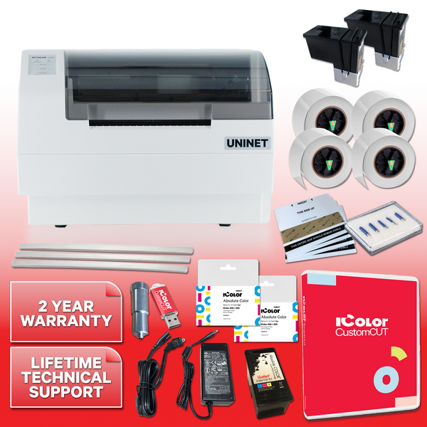IColor 250 Inkjet Color Label Printer & Cutter – Starter PRO Package ...